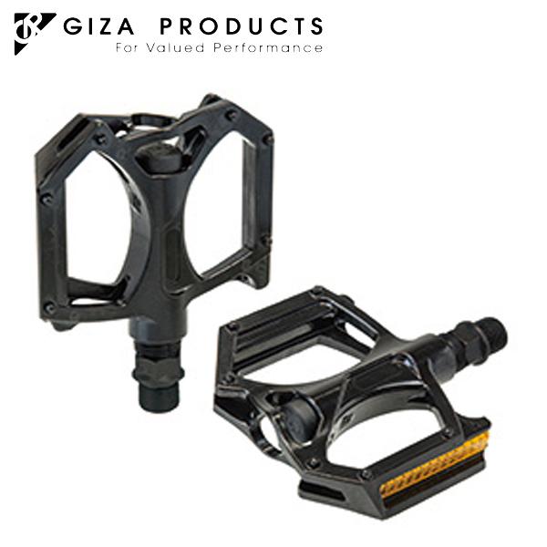 GIZA PRODUCTS ギザ プロダクツ M195DU ペダル 自転車 ペダル前後幅の広いボディに回転の良い2DU ベアリングを採用したアルミ合金製ペダル。クロスバイクに最適。M195DU ペダルアルミ合金 ボディ2DU ベアリングボロ...