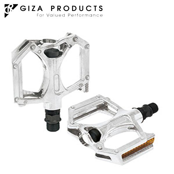 GIZA PRODUCTS ギザ プロダクツ M195DU ペダル 自転車 ペダル前後幅の広いボディに回転の良い2DU ベアリングを採用したアルミ合金製ペダル。クロスバイクに最適。M195DU ペダルアルミ合金 ボディ2DU ベアリングボロ...