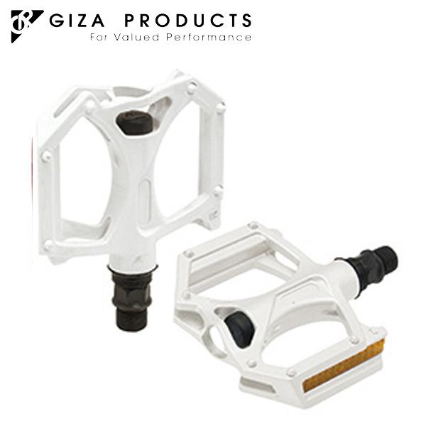 GIZA PRODUCTS ギザ プロダクツ M195DU ペダル 自転車 ペダル前後幅の広いボディに回転の良い2DU ベアリングを採用したアルミ合金製ペダル。クロスバイクに最適。M195DU ペダルアルミ合金 ボディ2DU ベアリングボロ...