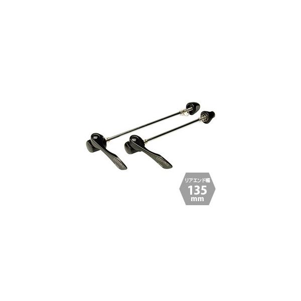 TIOGA(タイオガ) オフセット クイックレリーズ セット(2点セット)135mm手のひらと接触面積が大きく、しっかりと締め易いクイック レリーズセット。オフセット クイック レリーズ セット (2点セット)リアエンド幅135mm スペッ...