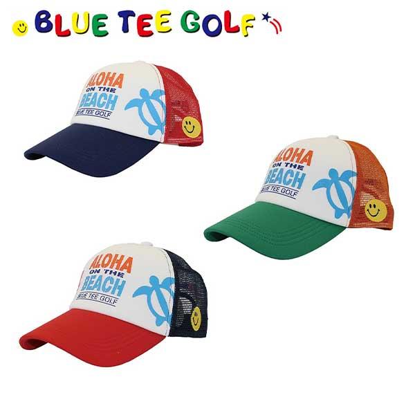 ブルーティー ALOHA ON THE BEACH CP-006 メッシュ キャップならテレ東アトミックゴルフ。■関連キーワードBLUE TEE GOLF 帽子