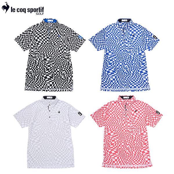 即日出荷/2025年春夏モデル/クリアランスルコック LG5SHS01M VICHYチェック 半袖 ポロシャツならテレ東アトミックゴルフ。■関連キーワードゴルフウェア