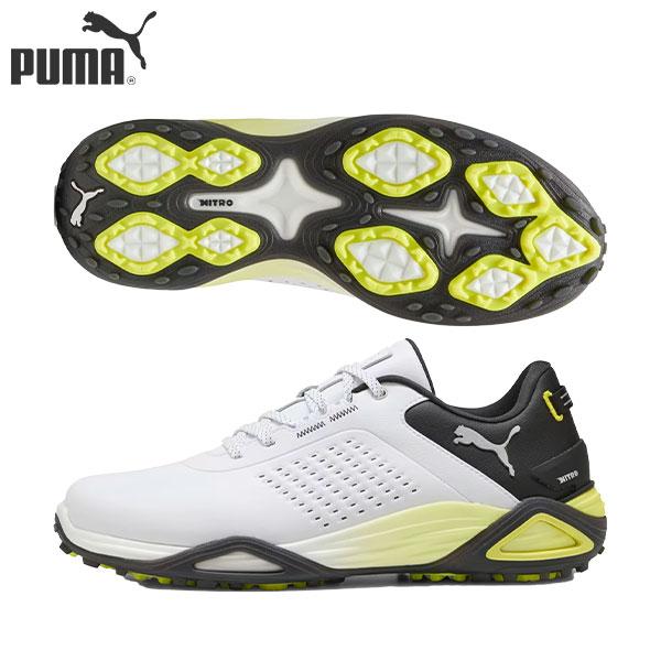 即日出荷/2025年モデルプーマ 311067 シャドウキャット ニトロ レザー スパイク ゴルフシューズならテレ東アトミックゴルフ。■関連キーワードPUMA White-PUMA Black(04)