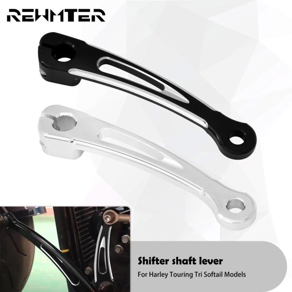Condition: アフターマーケット100% 新品材料: アルミレバーは、工場で取り付けられたクロムメッキ部品の完全な代替品です。ハーレーソフテイル1986-2017に適していますハーレーツーリング1988-2021に適していますハーレ...