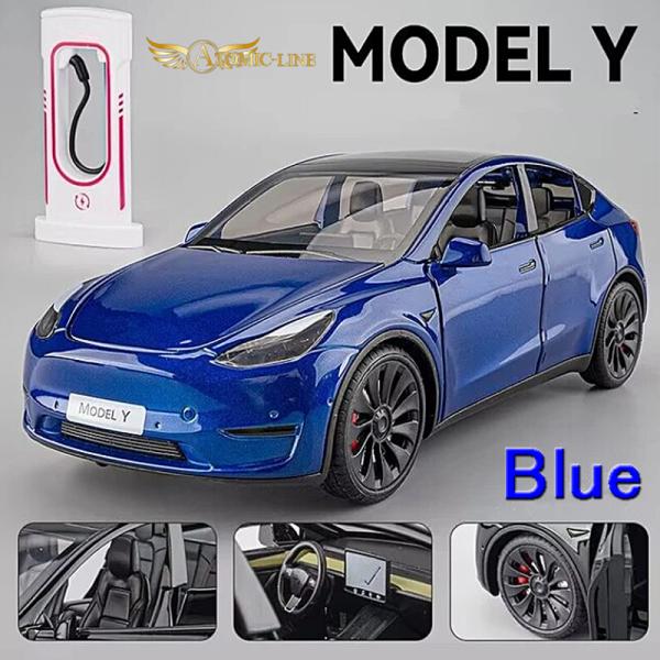 テスラ MODEL Y 1/24 ミニカー 全5色 ライト点灯 サウンド 合金モデル 模型 ジオラマ :xy-minicar-336:ATOMIC LINE - 通販 - Yahoo!ショッピング