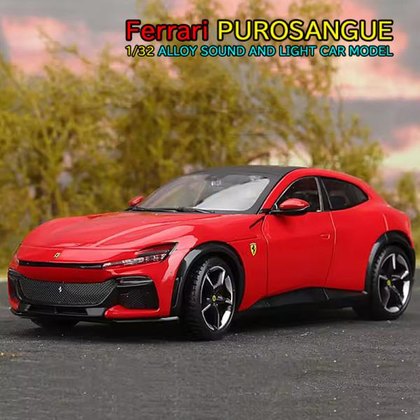 ●前輪舵切り・ショックアブソーバー・ボンネット・サイドミラー・4枚ドア・ハッチバック可動●ミニカーを机や床に置いて車体フロント上部から押すと、サウンドと共にヘッドライトが点灯します。●プルバック走行が可能です。全長約20.3cm　全幅約8....