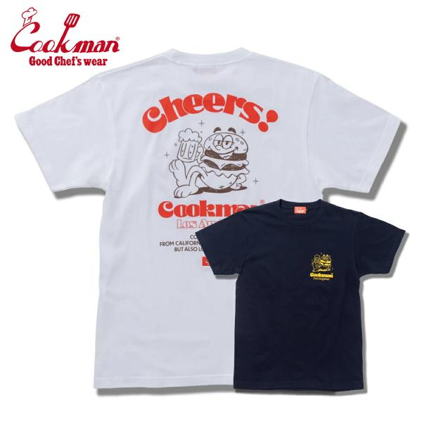 T-shirts程よい肉厚のボディに、Cookmanらしいオリジナルデザインをバックプリントに施したTシャツ。エプロンを付けた時でも、後ろ姿をおしゃれに見せてくれます。Designバーガーもビールで乾杯してリラックス！チルタイムにぴったりの...