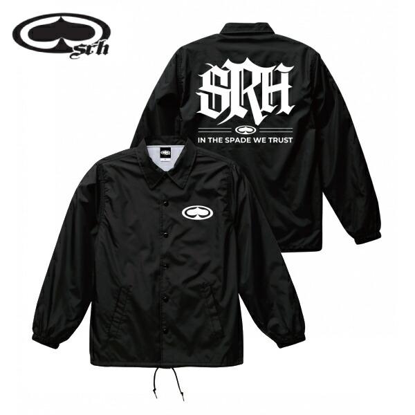 ストリートファッショに欠かせないアイテムのコーチジャケット『IN THE SPADE WE TRUST』SRHの象徴であるスペードへの想いを背負った1枚左胸にはOG SPADEを採用・サイズM着丈 約70cm / 身幅 約56cm / 肩幅...