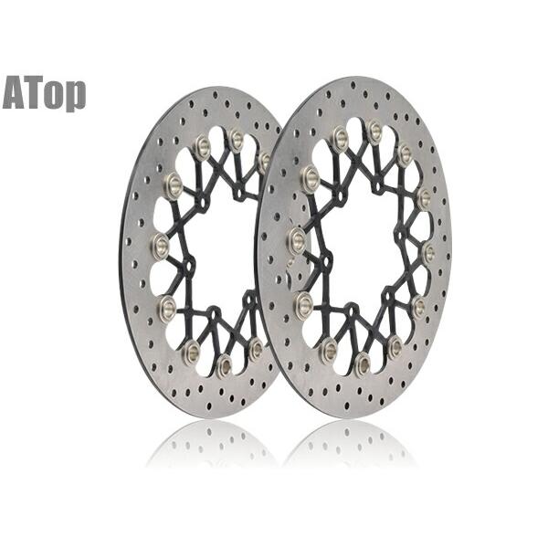 適合車種  SUZUKI(スズキ)  GSX-R1000 2009〜2016  GSX-R750 2008〜2015  GSX-R600 2008〜2017     人気のフローティングタイプのディスクローターです。  外径は310mmでノ...