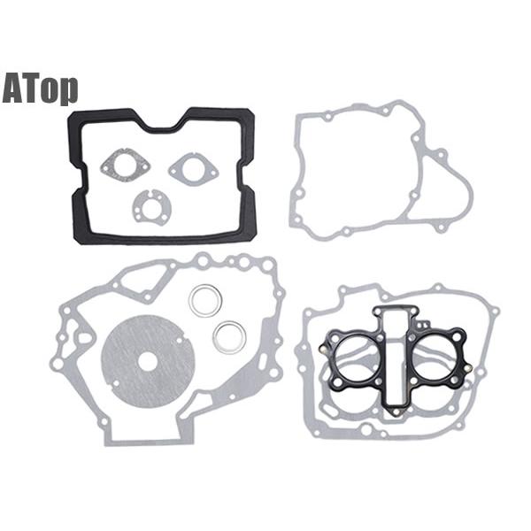 適合車種HONDA(ホンダ)REBLE250 レブル250 MC13 ※ジェネレーターカバーガスケットのみ85-89までに適合となります。レブル250 MC13用の補修用社外品ガスケットセットです。社外品ですが制度はよく補修用として国内の修...