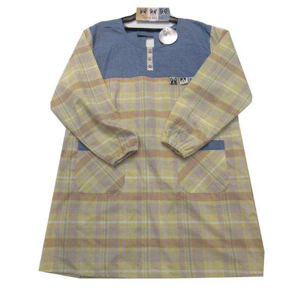 *・☆.。とてもお買い得品です。☆.。:・レディスファッション エプロン後開き ワンちゃん ロング割烹着♪新品）タグ付き品番：Y-18813　☆★☆自宅での家事用としてはもちろん、保育士さんや、幼稚園の先生、介護師さん、看護師さんなど職場で...