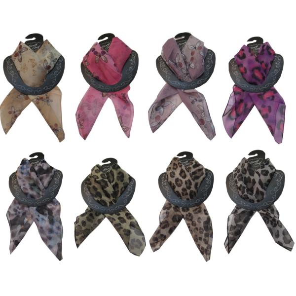 レディースファッション スカーフプチプリントスカーフ♪新品）NO：D-294767■カラー：ベージュ（蝶々）■カラー：ピンク（蝶々）■カラー：グレー（蝶々）■カラー：パープル（アニマル柄）■カラー：グレー系（アニマル柄）■カラー：薄カーキ系...