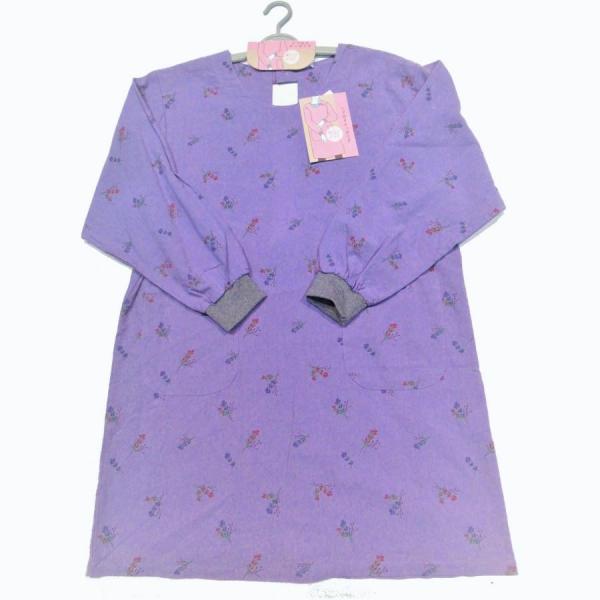 *・☆.。とてもお買い得品です。☆.。:・レディスファッション エプロン花柄ロングプルオーバー割烹着♪袖口リブでスッキリまくれる！新品）タグ付き品番：74700　☆★☆自宅での家事用としてはもちろん、保育士さんや、幼稚園の先生、介護師さん、...