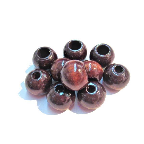 *・☆.。とてもお買い得品です。☆.。:・天然木製ループエンド♪穴のサイズが違い巾着の紐を通しループエンドなどに便利な2段穴のウッドビーズひもの端を小さい穴から通して結び目を作り、引き戻すように結び目を引っ張り、ループエンドの中に入れてくだ...