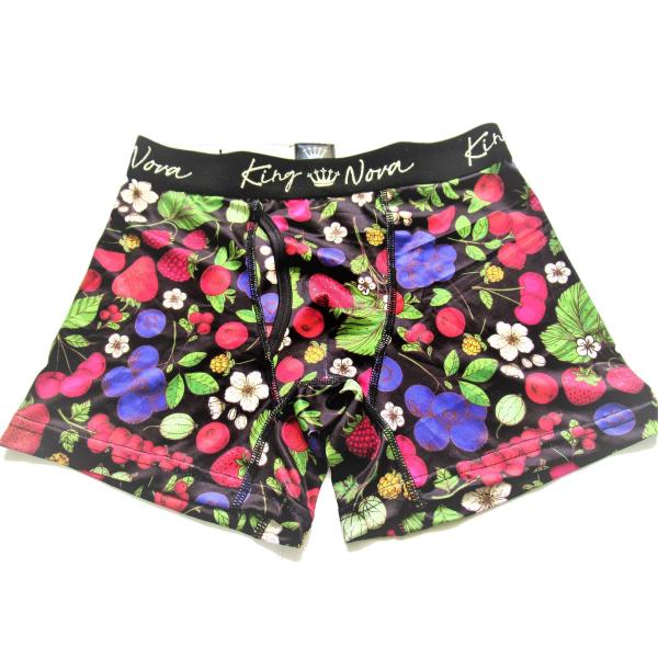 *・☆.。とてもお買い得品です。☆.。:・メンズファッション 下着メンズボクサーパンツ KING NOVA/キングノバ 新品）タグ付き 品番6720S※やや光沢を帯びた生地で、プリントが鮮やかに映えます。汗をかいてもすぐに乾くドライな速乾性...