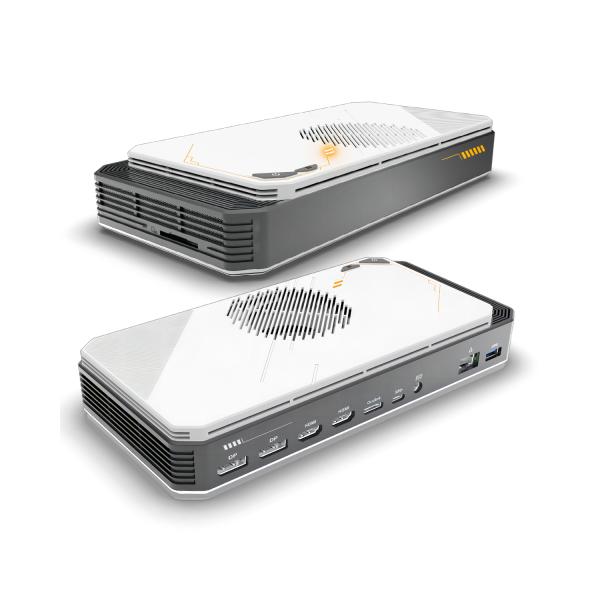 GPD サイレントモード搭載/ポータブルeGPU/ USB4・Thunderbolt3・4接続/Oculink接続/Type-C Hub機能/3画面同時出力/小型120W電源を内蔵/65W給電対応----------------------...