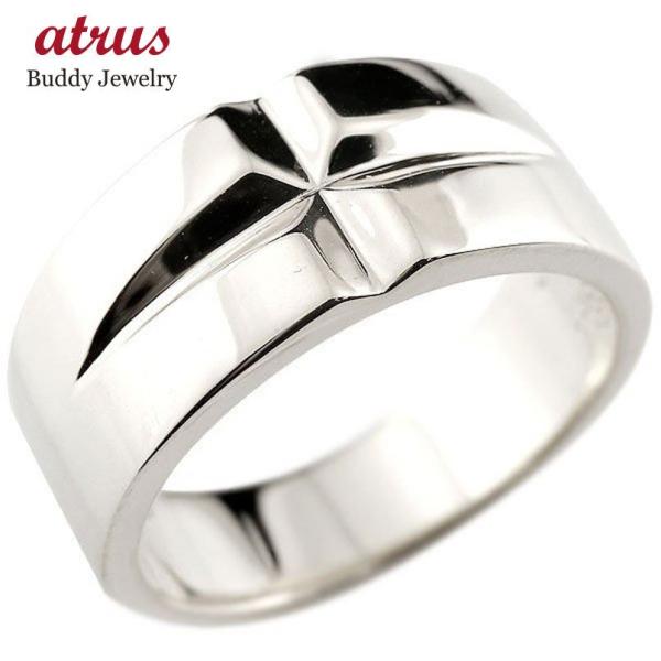 商品コード：150618100smuni【配送】・ひとつひとつ丁寧に手作り加工させて頂くため、発送は3週間ほどです。(仕上がり次第発送)【おすすめポイント】地金のみで加工した重厚なクロスデザインリングシンプルながら洗練された存在感幅広フォル...