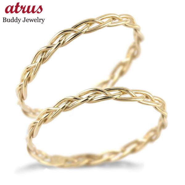 商品コード：221024100ryir【おすすめポイント】3本の地金の線を織り交ぜた繊細で美しい三つ編みリングお手持ちのリングと重ね付けするとオリジナルのオシャレも楽しめる逸品普段使いできる軽やかなつけ心地【商品詳細】・材質：イエローゴール...