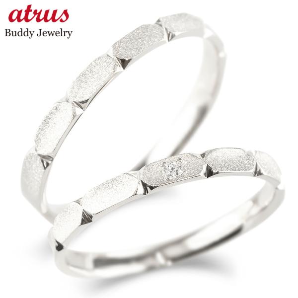 商品コード:241206200sj ・ひとつひとつ丁寧に手作り加工させて頂くため、発送は3週間ほどです。(仕上がり次第発送)長六角形のダイヤモンドダスト面が美しく連続するペアリングさりげなく着けられ２人の個性的な印象が光るデザイン材質 シル...