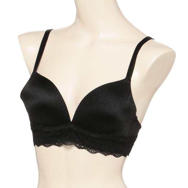 【関連キーワード】無地 シンプル レース 幅広 ノンワイヤー ブラ シームレス ワイヤー無し■商品種別 | ブラジャー■サイズ | M/L/LL■カラー | フレンチマロン（197）/フレンチネビー（514）/グレースワイン（645）■仕様...