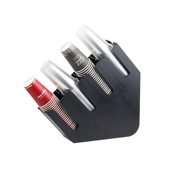 実用的なデザインとサイズの紙コップリードディスペンサーです。4口のゆったりサイズで大量のカップと蓋を陳列するのに便利です。シンプルなブラックカラーでどこでもよく合います。スペースに合わせて、用途に合わせご使用ください。[商品と配送について]...