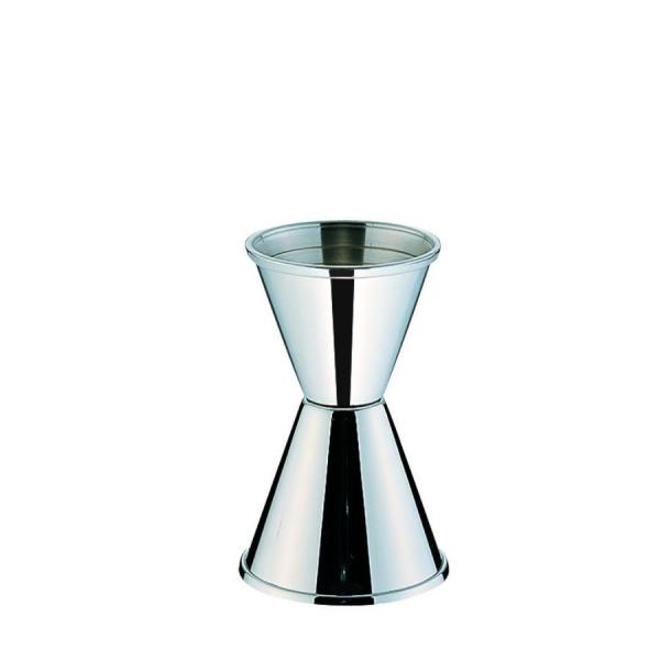 [サイズ]φ40xφ47xH120mm[容量]約45.5/33.5/26/21ml[素材]18-8ステンレス