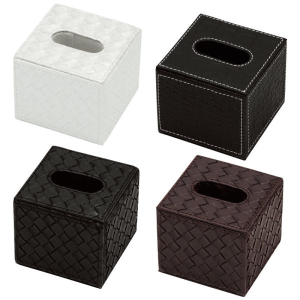 [サイズ]外寸:W80×D80×H70mm開口部:W52×D15×H56mm[色]ブラック・ブラウン・クロコダイル・ホワイト[素材]合皮※デコラティブシリーズはすべて受注生産となります。