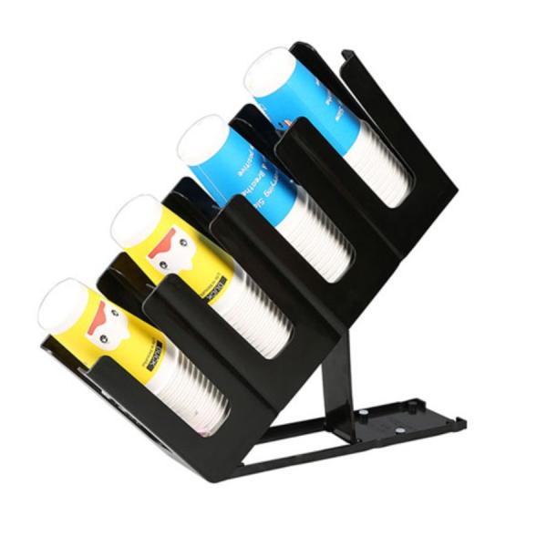 カップなどもまとめて収納できるPP(ポリプロピレン)製品の折り畳み式カップディスペンサーです。ホットとアイスカップを集約しての収納も可能です。店頭スペースに合わせンプルなブラックカラーになります。[商品と配送について]・メーカー在庫対応品の...