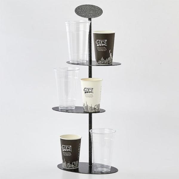 様々なサイズのカップを一目で選ぶことができるカップサイズディスペンサーです。鉄材質なのでしっかりとしたで安定感を実現しました。[商品と配送について]・メーカー在庫対応品のため、在庫は流動的となっております。　ご注文完了後に在庫切れの場合はご...