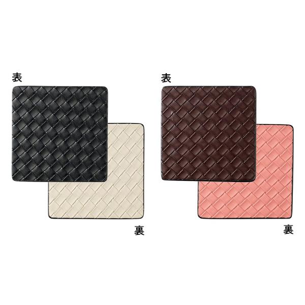 グラスとコースターのコンビネーションは、お店の雰囲気づくりにも役立ちます。メニューブックやキャッシュトレイなどと同素材のコースターをコーディネートすることも可能です。商品規格[サイズ]95×95×厚5mm[色]・(表)ブラック/(裏)グリー...