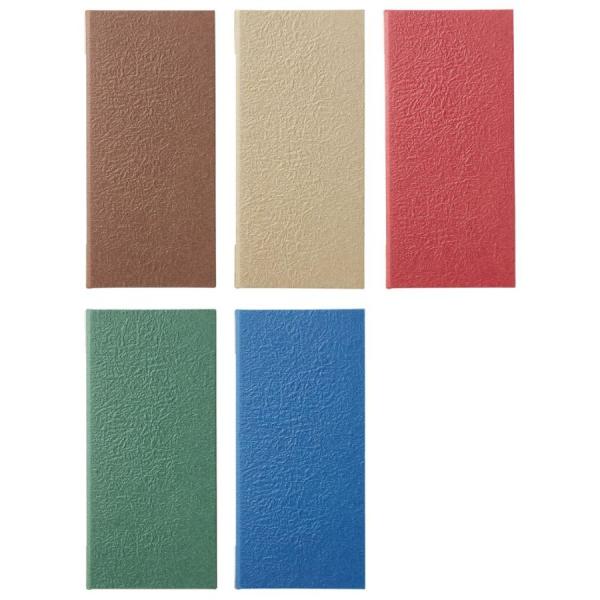 和テイスト溢れるメニューブックです。※こちらに対応する外カバーはございません。※素材の特性上、アルコール拭きや水拭きは絶対におやめください。商品規格[サイズ]本体サイズ W130xH280mm用紙サイズ 縦小(110x262mm)[色]茶・...