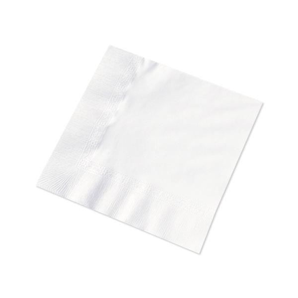 レストランやホテルなどで多く使われる4つ折りのペーパーナプキンです。2プライとは2枚重ねの意味です。やや厚みがあり丈夫な質感でひざ掛けとしてもお使いいただけます。[サイズ]製品サイズ:約160×165mm展開サイズ:約330x330mm[入...