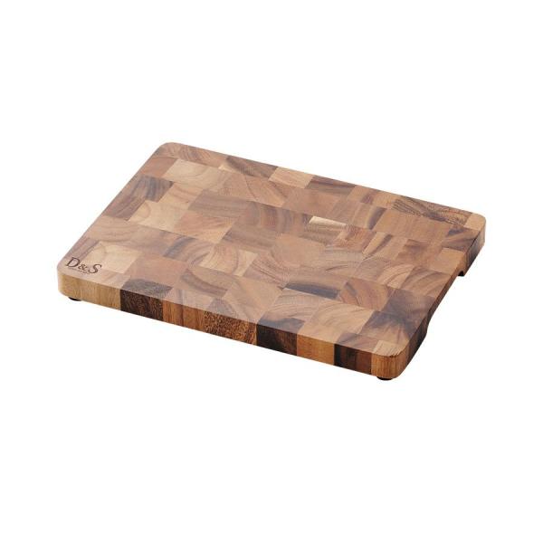 D&amp;S エンドグレインカッティングボード L デザインアンドスタイル MP.1621-L日常の生活をさらに美しく・楽しく彩るアイテムを提案する、DESIGN AND STYLE のウッドウェアシリーズ。アカシアの木目は、色の濃淡がは...