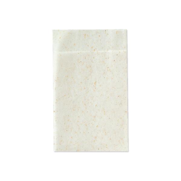 通常の紙ナプキンに比べ肌触りがよく、吸油性が向上しています。シルバースキンの有効利用により、紙パルプ原料の削減を図ることができる地球に優しい紙ナプキンです。※シルバースキンとは、コーヒー生豆を焙煎する工程で取り除かれた薄い皮のことです。[サ...