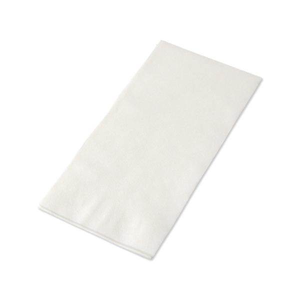 レストランやホテルなどで多く使われる8つ折りのペーパーナプキンです。やや厚みがあり丈夫な質感でひざ掛けとしてもお使いいただけます。[サイズ]製品サイズ:約110×225mm展開サイズ:約450x450mm[入数]1200枚[内装]50枚×24ポリ