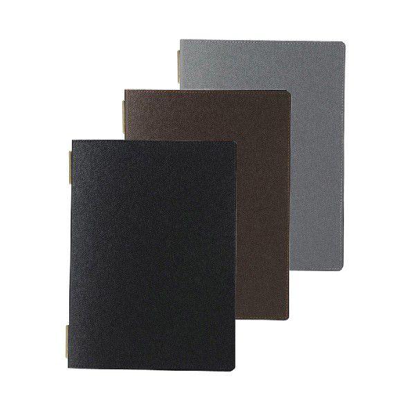 メニューブック 洋風 A4・4ページ 飲食店用 ピンホールタイプ GB-141 レザータッチメニューブック 洋風 飲食店 [洋食 イタリアン  バー　カフェ  和食　レストラン等] 業務用！業態を問わず、様々なお店にマッチする、スタンダード...