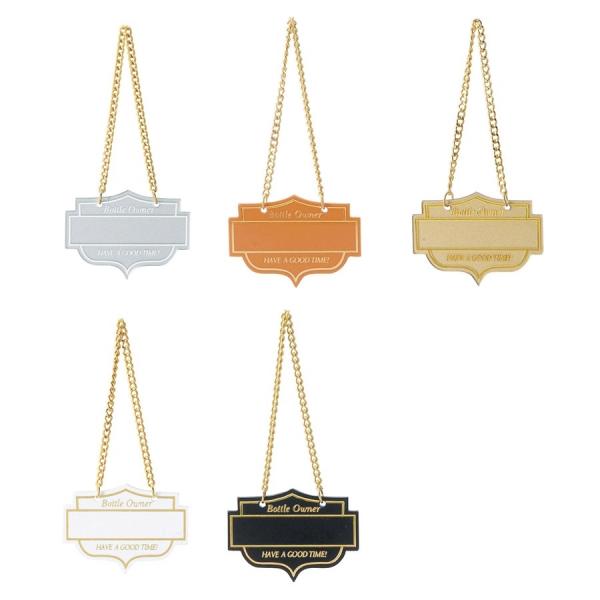 おしゃれなボトル札でお酒キープを華やかに！ボトルキープのお客様に素敵なキープタグでおもてなし！ボトルキープタグ、ボトルタグ、ボトルキーパーで素敵に演出！お客様の大切なボトルを守ります。※1セット10枚入り。[サイズ]55x38mm[色]オレ...