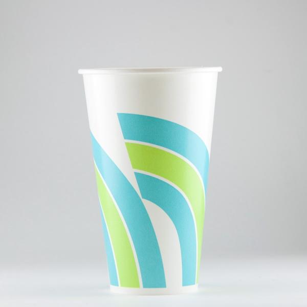 紙コップ　415ml(14.5オンス)　1パック:1400個入り　SCM-400PPレインボー 【お祭りイベントテイクアウト・業務用・使い捨て食品容器】大きめサイズの紙コップ、ICE用におすすめです。イベント・パーティーや、テイクアウトで大...