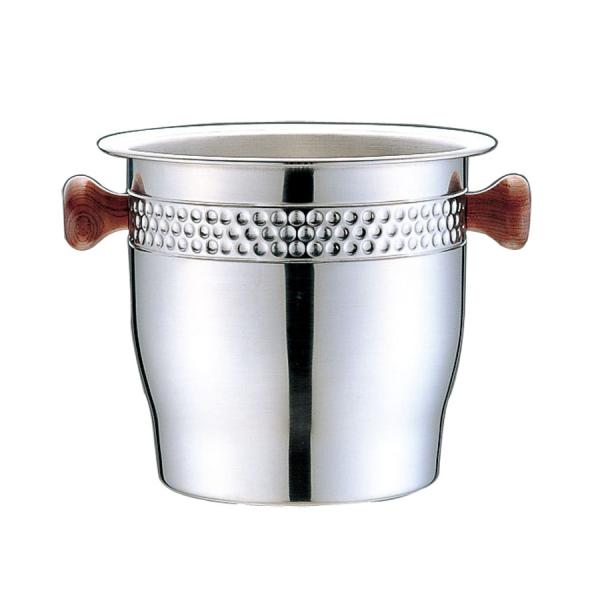 YUKIWA ユキワ　木柄ワインクーラー 4500cc 03275050 WINE COOLER/WOODEN HANDLE優雅で気品に溢れたデザイン。優れた機能性を持ち、高貴な輝きを放つ、信頼のブランド『YUKIWA』のワインクーラー。[...