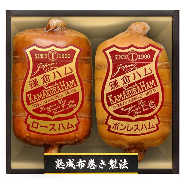 ★鎌倉ハム富岡商会【伝統の布巻きロースハム・ボンレスハム】KDA-1203S★・英国人ウィリアム・カーティスによって鎌倉の地に伝えられたハムづくりの伝統を、今も頑なに守り続けています。 ・明治33年創業以来、今も変わらず鎌倉の地で当時の技術...