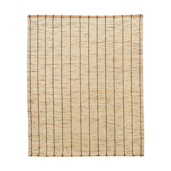 昔ながらの簾（すだれ）です。事務所の窓などに吊り下げれば遮熱効果や遮光効果があり省エネにも効果があります。外から室内が見えにくくなりプライバシーの保護にも役立ちます。工場や事務所での遮光・遮熱に。色：ナチュラル幅(m)：0.96長さ(m)：...