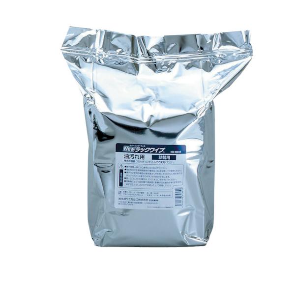 特長拭き取り性能に優れたオレフィン極細繊維不織布に洗浄液を含浸させたウェットワイパーです。非常に丈夫な不織布を使用しています。汚れを一拭きで確実に落とせるため、作業効率がアップし、生産性が向上します。汚れ落とし効果の高い界面活性剤を使用して...