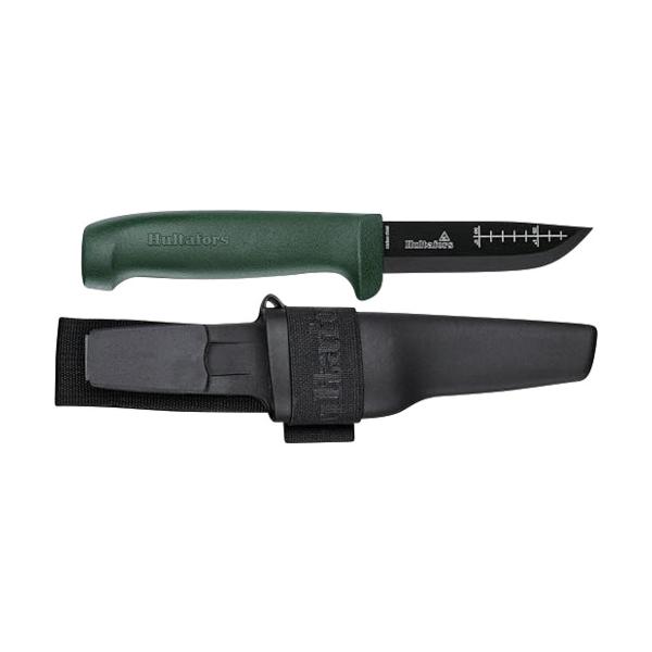 ナイフの背にハンマーをあて叩き切ることも可能です。付属ケースは幅80mmまでのベルトに装着することが可能です。腐食に耐える錆防止電気泳動析コーティングが施されています。【仕様】刃長：93mm全長：225mm刃厚：3mm材質：刃/炭素鋼質量：...