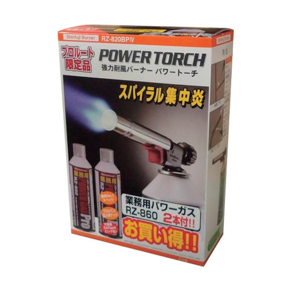 強力スパイラル集中炎を発する頑丈・軽量なパワートーチに２種類のボンベのセットです。ボンベの違いによる火力を実感できる「お試し・お買い得セット」です。仕様・規格 圧電点火方式炎温度：1500〜1700℃発熱量：2000kcal/h内容量：25...