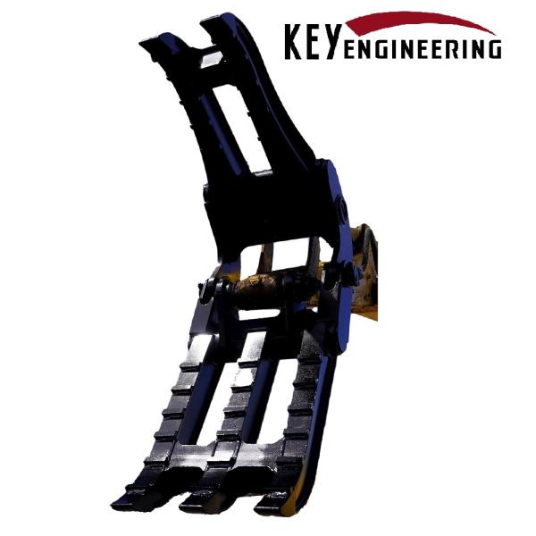 型式： KF-50X4適合機 4.0〜5.5t、質量 190kg 、フォーク幅 445mmフォーク長 760mm、開口幅 1,300mm0.2m3クラス、4.0t、4.5t、5.0tにピン・ブッシュで取付可能です。〇送料無料(北海道・沖縄県...