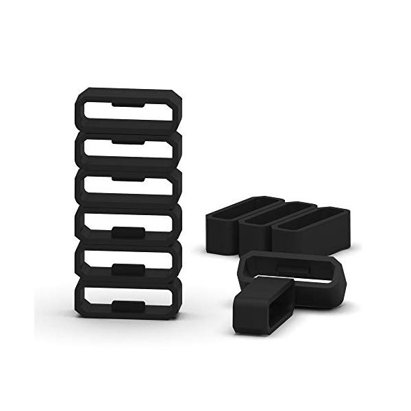 カラー：ブラックプレミアムシリコン】安全なファスナーリングループ。ガーミンVivosmart HR / HR +バンド、vivosmart 4 / vivosmart 3バンド、アプローチX40バンド。ソフトウェアでは非常に強いです。10交...