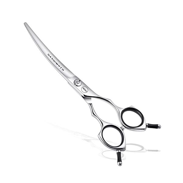 カラー：シルバーサイズ：6.5 inchスタイル：曲げ【特徴】--?彎曲したブレード、6.5インチ、対称ハンドル【素材】-- 440Cステンレス鋼の刃により、鋭く滑らかで耐摩耗性が確保されます；【手作り】--?すべてのHASHIMOTOはさ...