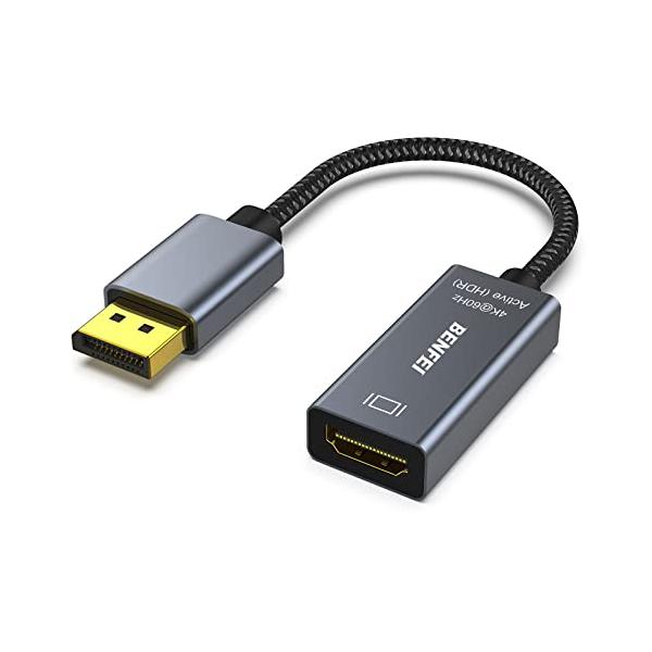カラー：1パックサイズ：4K@60Hzスタイル：アクティブ優れた伝送：Benfei DisplayPort-HDMI 4k @ 60Hzアダプターは、より優れたチップソリューションとプロフェッショナルなマルチシールドを利用して、瞬時に正確な...