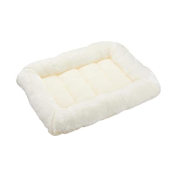 サイズ：ワンサイズうさぎ用薄型ベッド。抗菌綿配合。ケージに固定できるループ付き