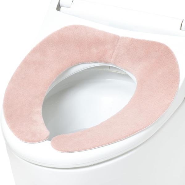 カラー：ピンク(無地)サイズ：9.5×41.5×0.6cmスタイル：ボア・無地サイズ:9.5×41.5×0.6cm便座にのせるだけ、取りつけ簡単なぴたQシリーズ。面倒な取り替えの手間がかからない。しっかりと吸着するので、便座を立ててもずれ落...